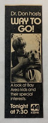 1979 KBHK tv ad ~ DR DON hosts WAY TO GO! | eBay UK