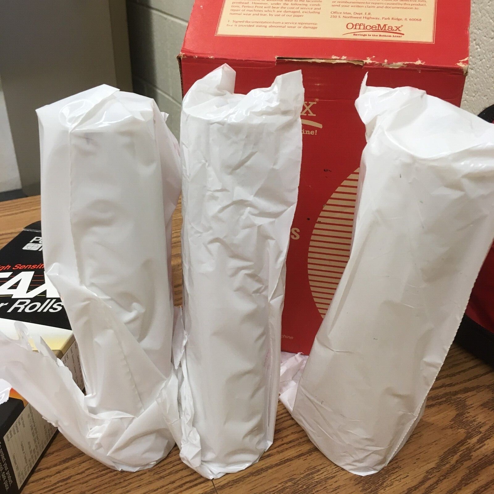 Print High Sensitivity Thermal Fax Paper Rolls 98ft Pack of 2 for sale ...