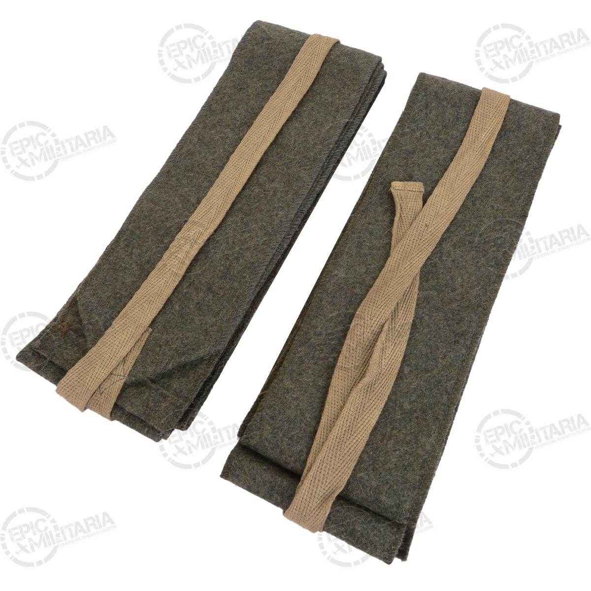 German Army WW1 Wool Leg Wrap Puttees - Stone Grey | eBay UK