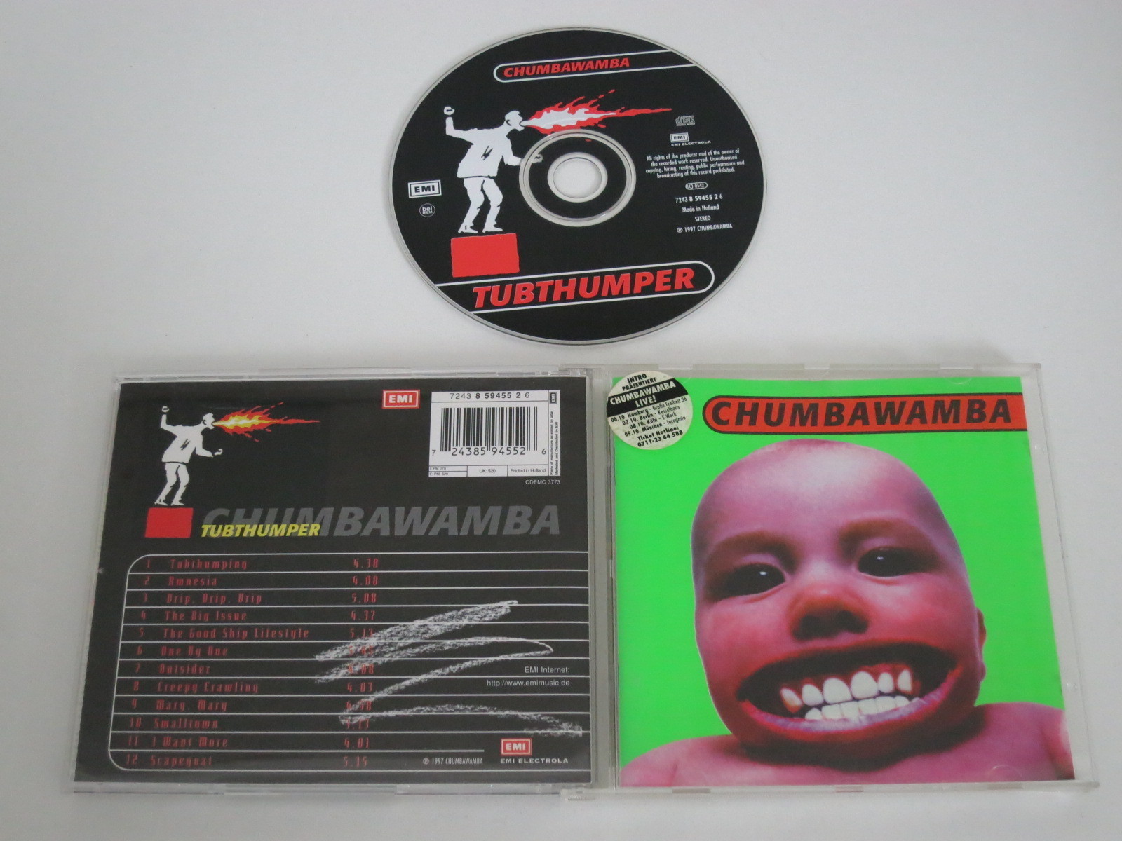 CHUMBAWAMBA/TUBTHUMPER(EMI 7243 8 59455 2 5) CD ALBUM | eBay.de