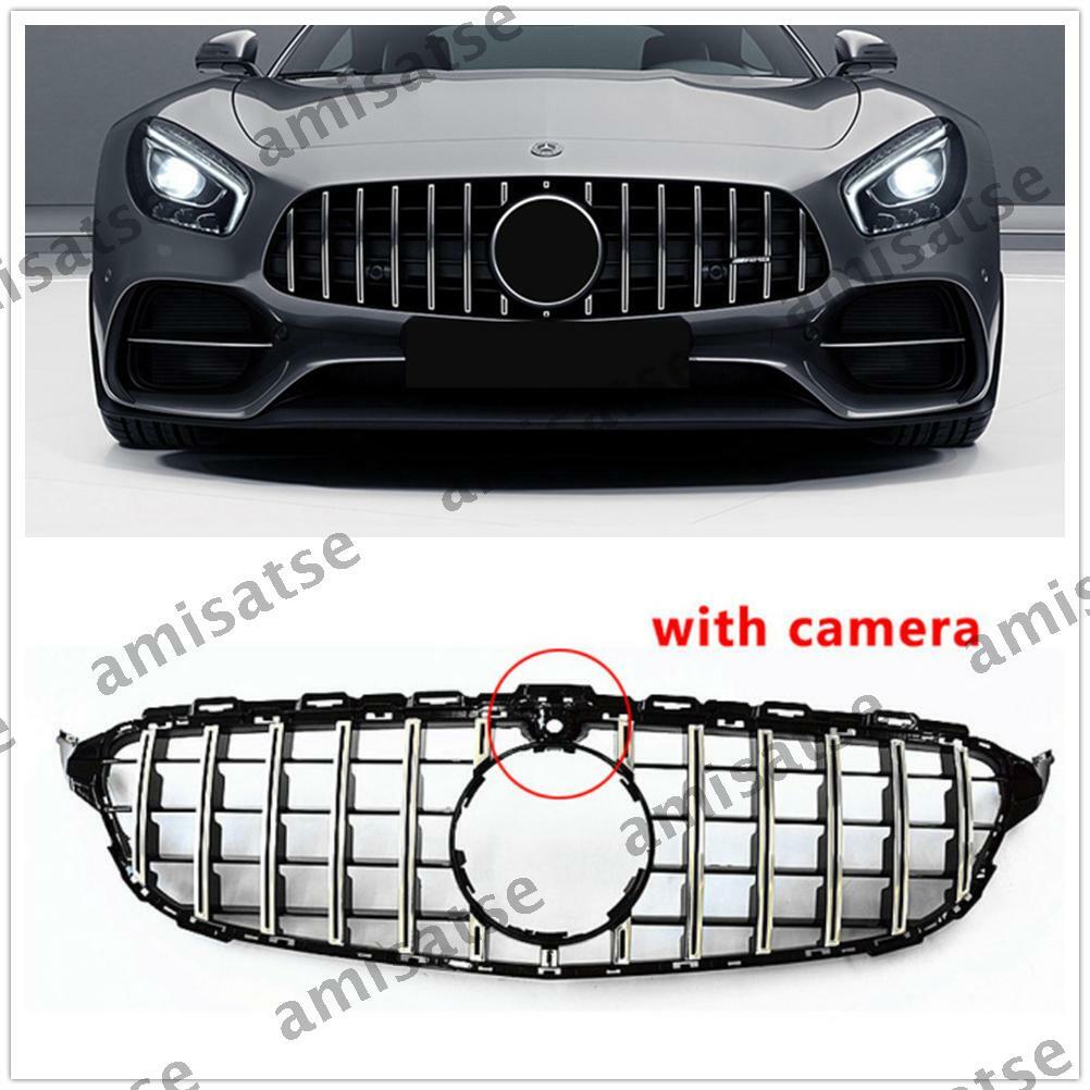 Grill Grille For C Class W205 GT Panamericana C300 C250 C43 2019-21 ...
