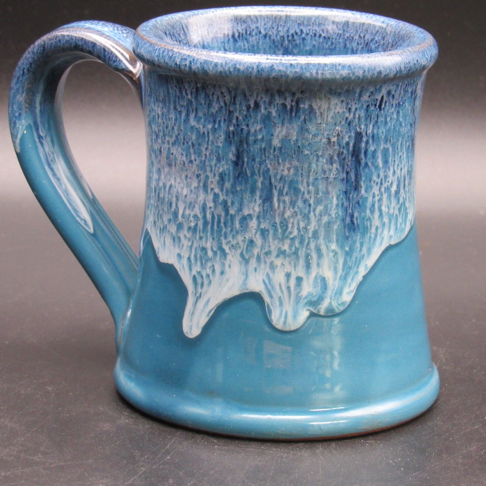 Deneen Pottery Mug, Sample, Noble Inns, San Antonio, TX, Peacock & Blue ...