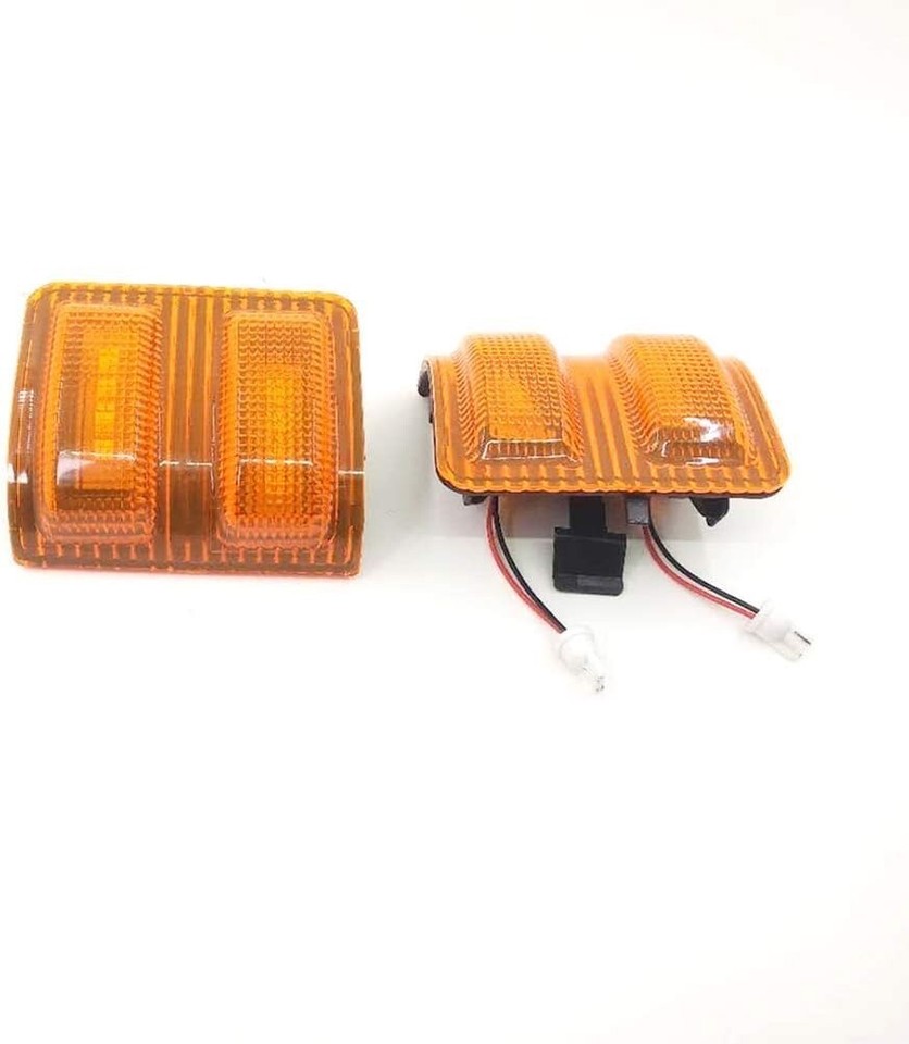 Amber Lens LED Side Mirror Turn Signal Marker Lights For F250 F350 F450 ...