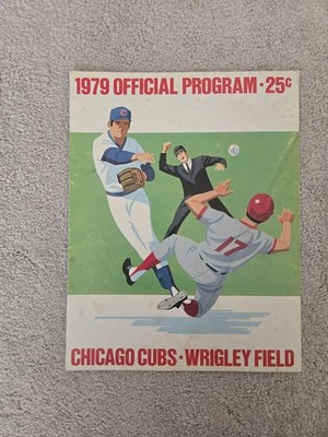 Vintage 1979 Chicago Cubs Vs. Houston Astros Baseball Official Program ...