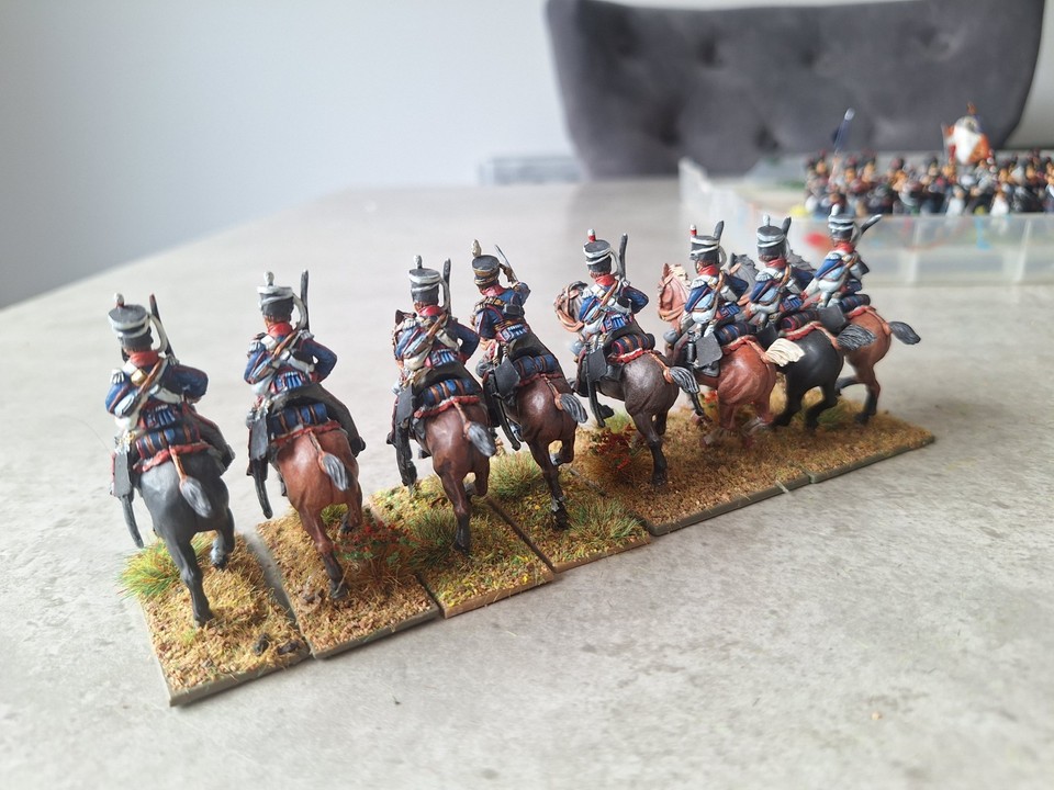 28mm Perry Miniatures napoleonic light cavalry x8. Hard plastic. | eBay UK