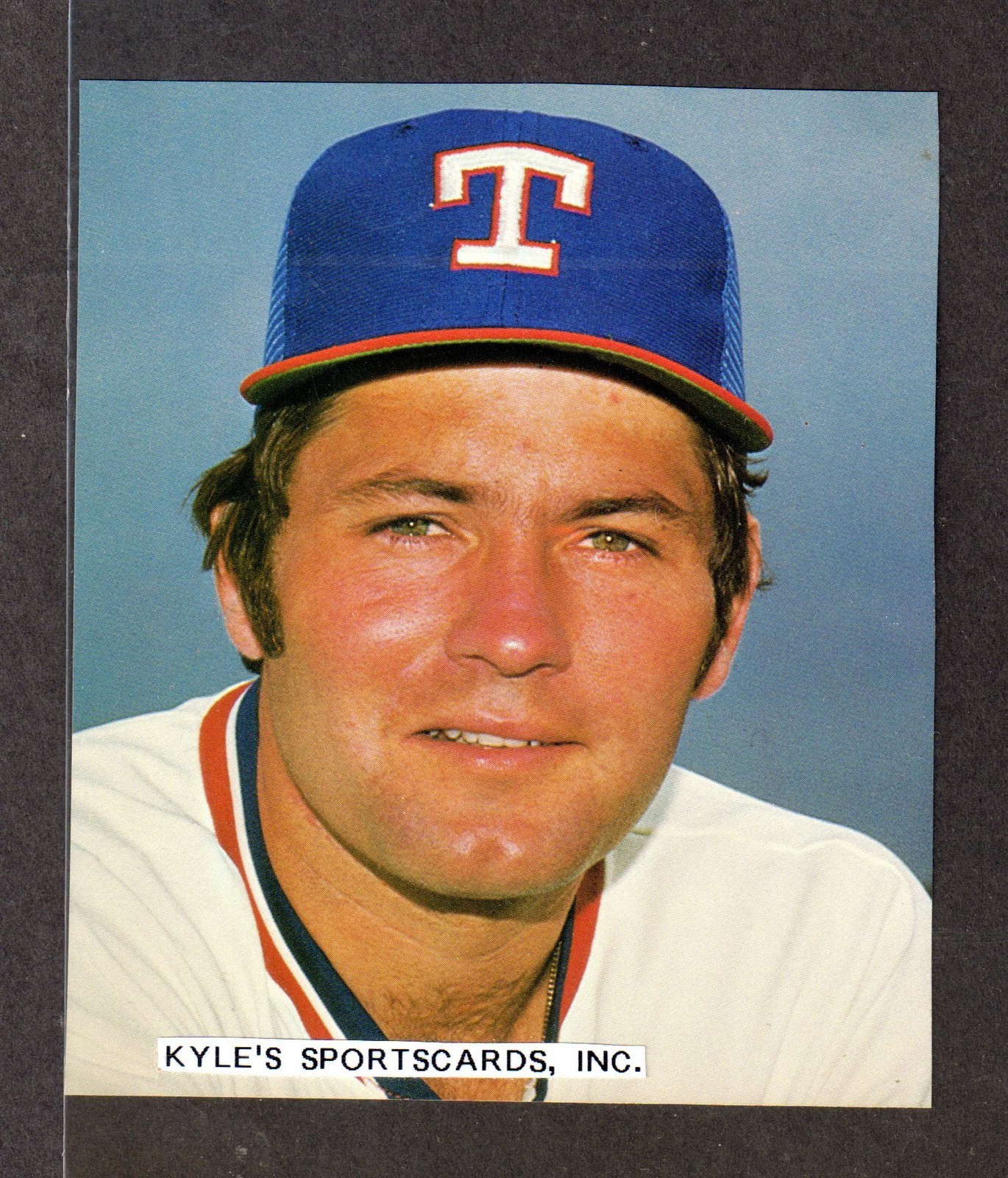 Mike Hargrove TEXAS RANGERS UNSIGNED 4-1/8 x 5 COLOR YEARBOOK PHOTO #1 ...
