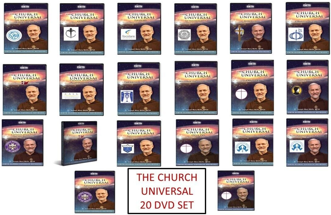 THE CHURCH UNIVERSAL 20 DVD SET W/ FR. JOSEPH MARY WOLF. AN EWTN DVD ...