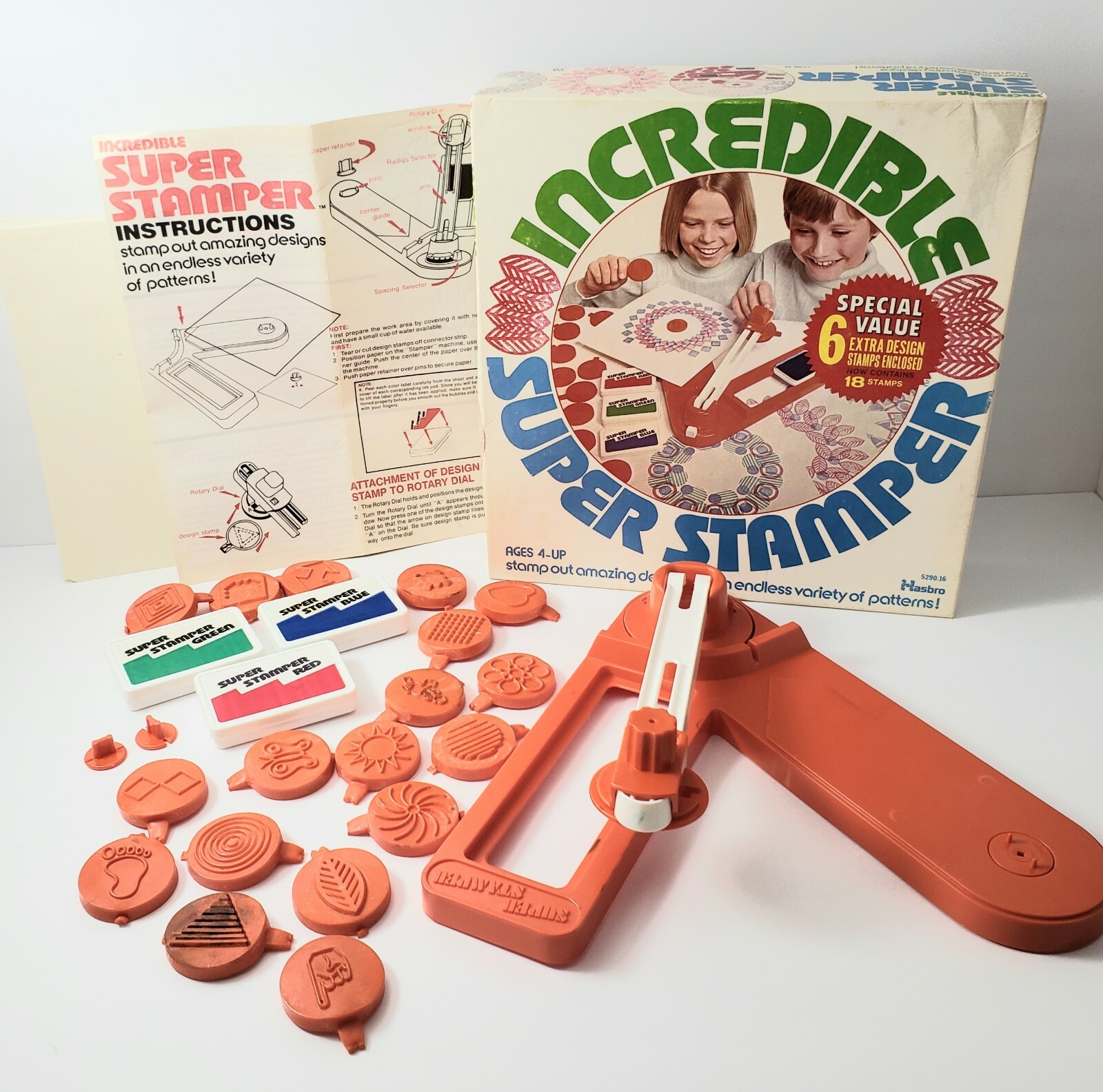 1976 Incredible Super Stamper by Hasbro - Original Box and All Pieces ...