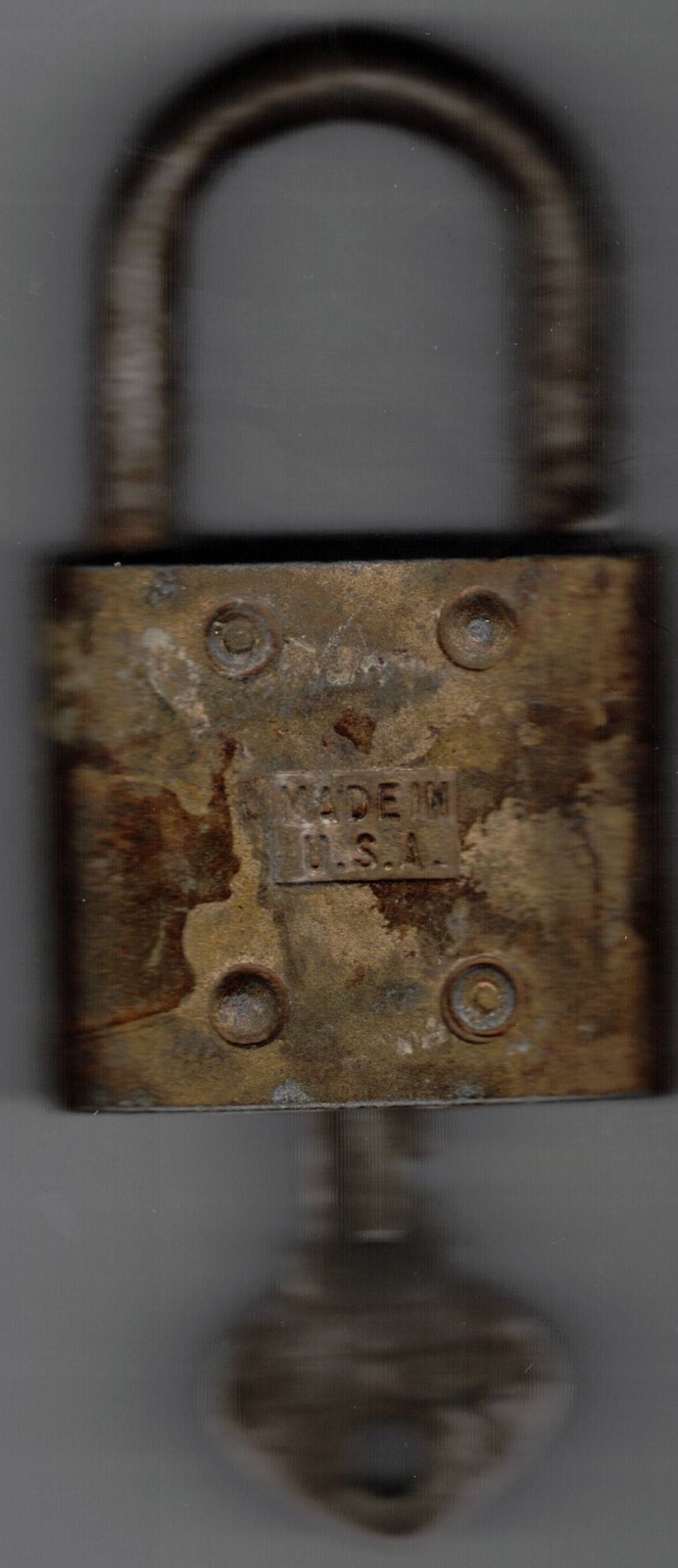 WALSCO LOCK-WITH KEY-ONE 1/2 INCHES WIDTH-VINTAGE-STILL WORKS-RARE | eBay