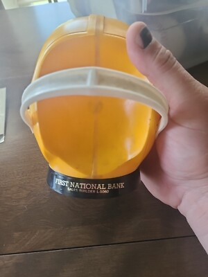 Nice Vintage First National Bank Sales Builder Football Helmet Coin ...