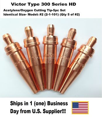 Oxygen/Acetylene Cutting Torch Tips - Victor Type HD 300 Series- #1101 ...