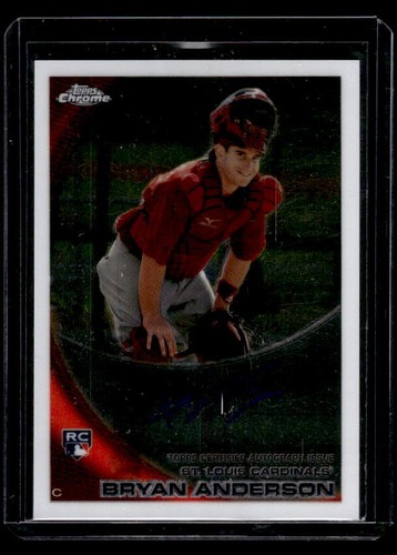 2010 Topps Chrome #172 Bryan Anderson Rookie Autograph | eBay