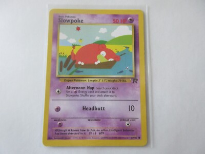 Slowpoke Team Rocket Pokemon Card LP | eBay