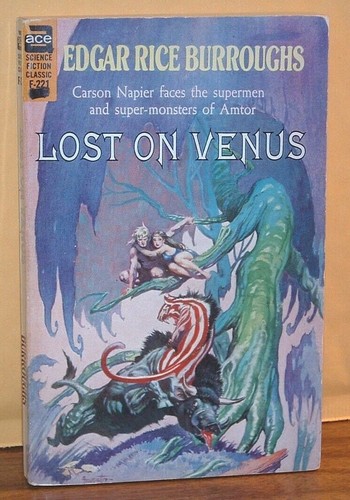 EDGAR RICE BURROUGHS Lost On Venus #2 FRANK FRAZETTA Carson Napier ACE ...