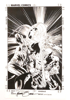 Mike Zeck Signed Captain America Wolverine 11" x 17" Convention Print ...