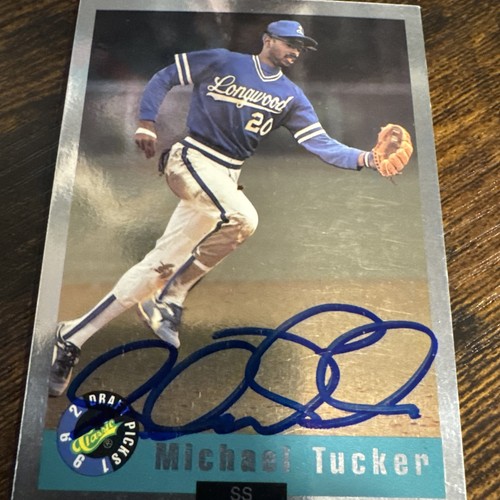 Michael Tucker Autographed 1992 Classic Draft Picks Foil Bonus Card # ...