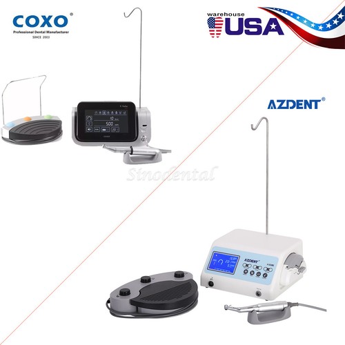 COXO/AZDENT Dental Surgical LED Implant Motor System+20:1Fiber Optic ContraAngle | eBay