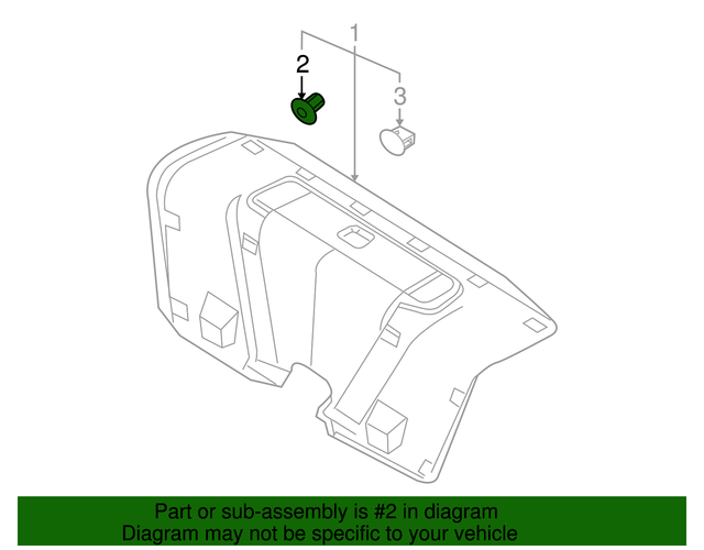 Volvo 9468278 Genuine OEM Trunk Lid Trim Clip for sale online | eBay