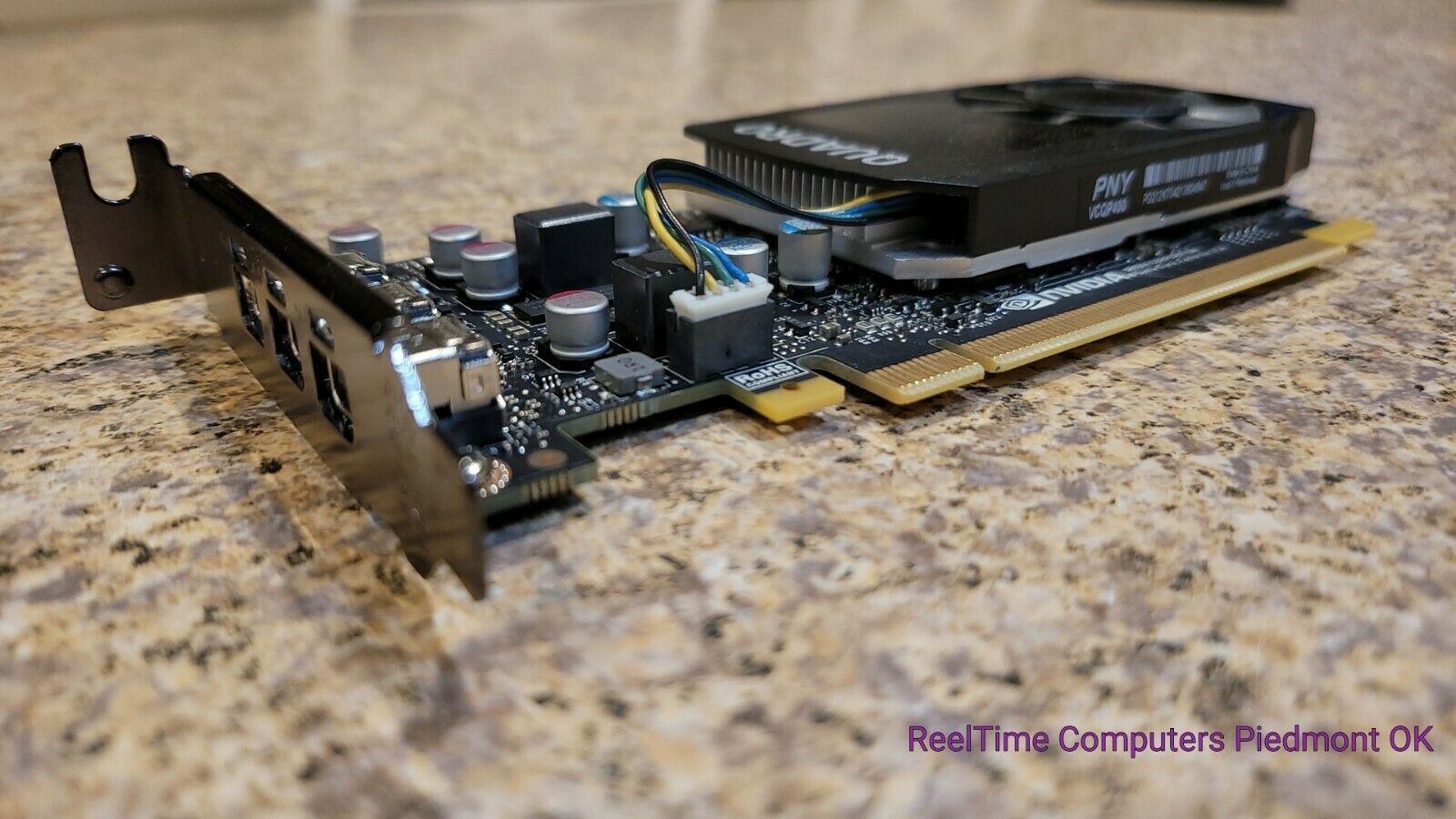 PNY Nvidia Quadro P400 2GB PCIe X16 3x Mini DisplayPort DP Video ...