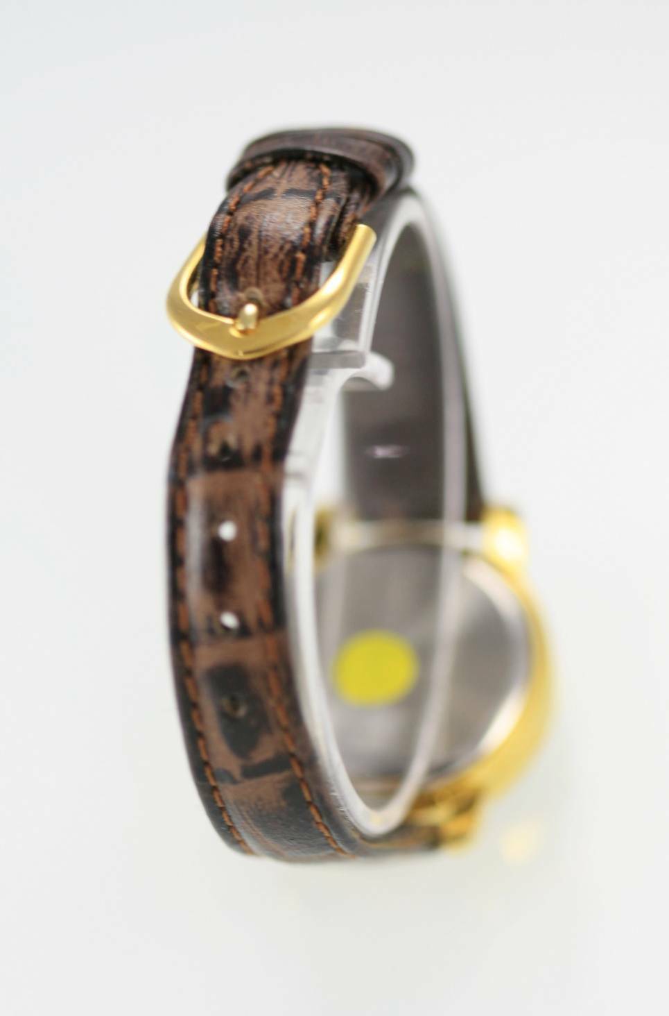 Cardini Women's Leather Stainless Steel Water Resistant Easy Read ...