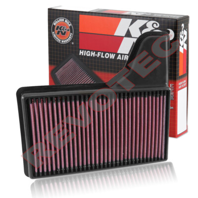 K&N Hi-Flow Intake Filter 33-5029 For 2015-2023 Ford Mustang 5.0L 2.3L ...