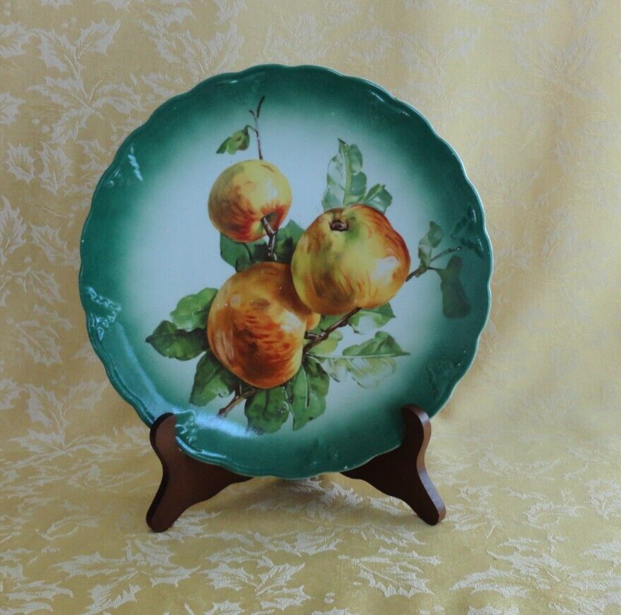 Vintage Hand Painted Fruit Pattern Plate 9.5" D | eBay