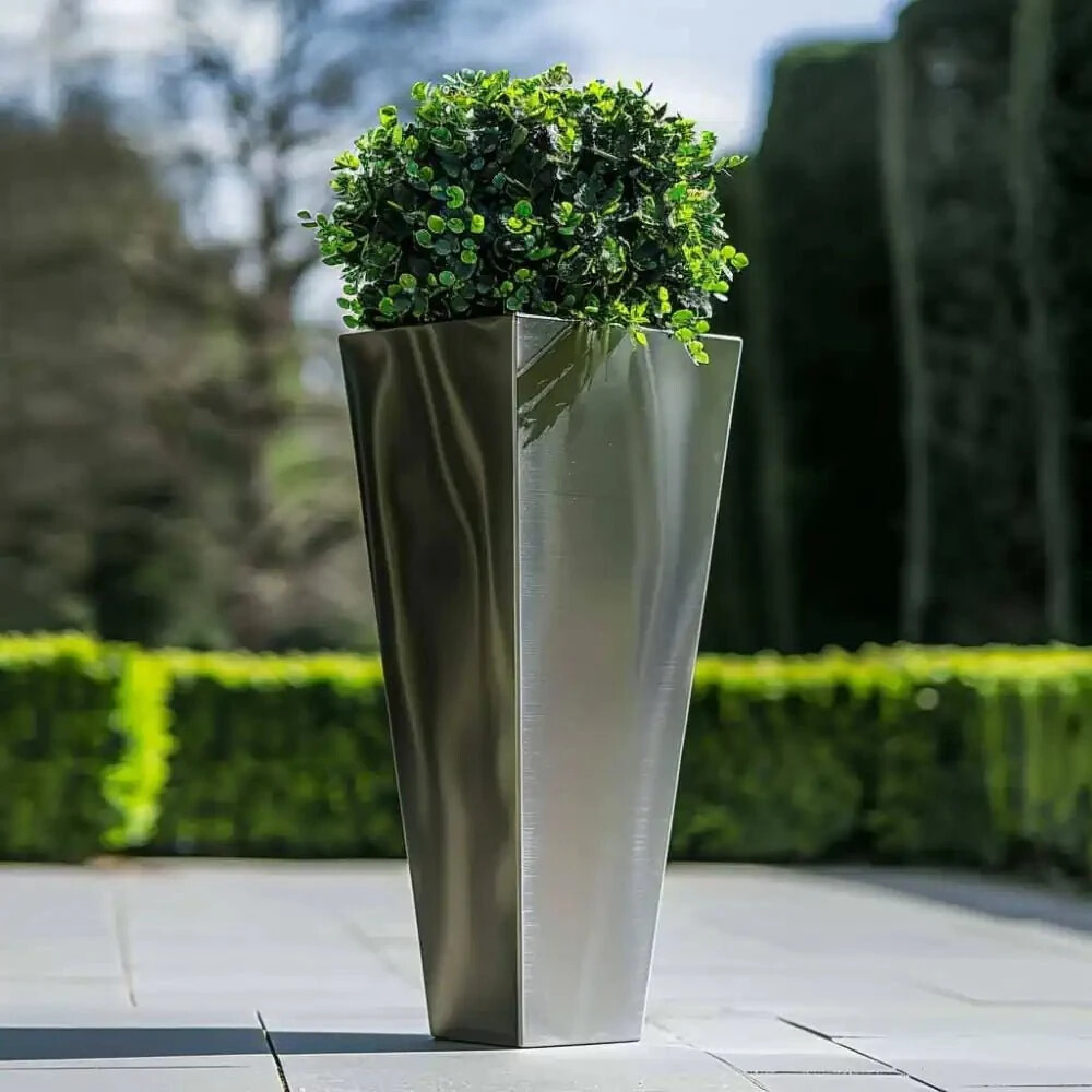 Outdoor Zinc Square Planters Zinc Planters And Pots Watling
