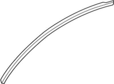 75753-30070 Toyota Moulding, front door window frame, upper rh ...