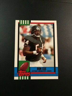 1990 Topps Traded # 25T RON COX ROOKIE RC Chicago Bears Sharp LOOK ! | eBay