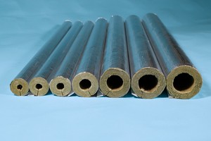 50 mm Rockwool 800 Rohrschale WLG 0,035 Heizung Steinwolle ...