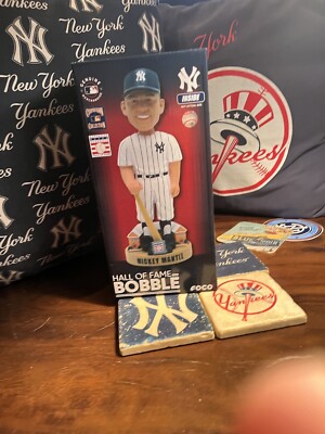 Mickey Mantle HOF Bobblehead #/300 New York Yankees Exclusive Hall Fame ...