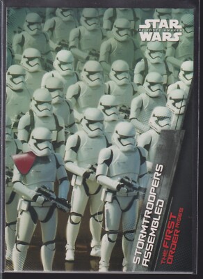 STAR WARS 2015 Force Awakens First Order Rises Card FO-5 Stormtroopers ...