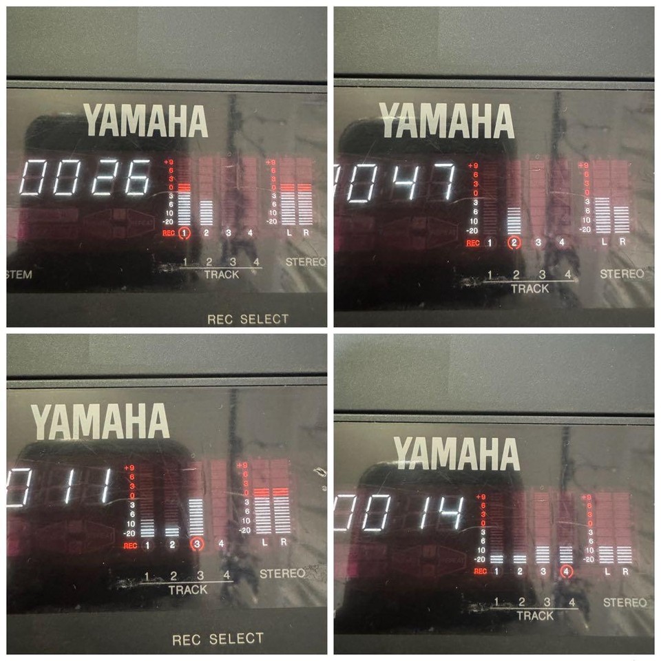 Yamaha MT4X Multitrack Cassette Tape Recorder Color Black Working Item ...