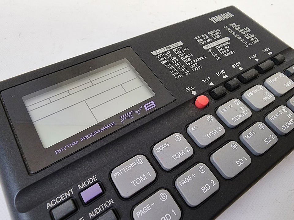 YAMAHA RY8 Rhythm Programmer Drum Machine | eBay