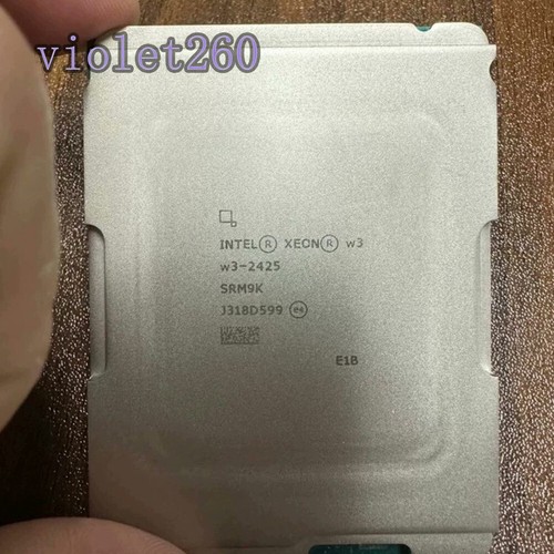 Intel Xeon w3-2425 LGA-4677 CPU Processor 3.0-4.4GHz 6-Core 15MB 130W ...