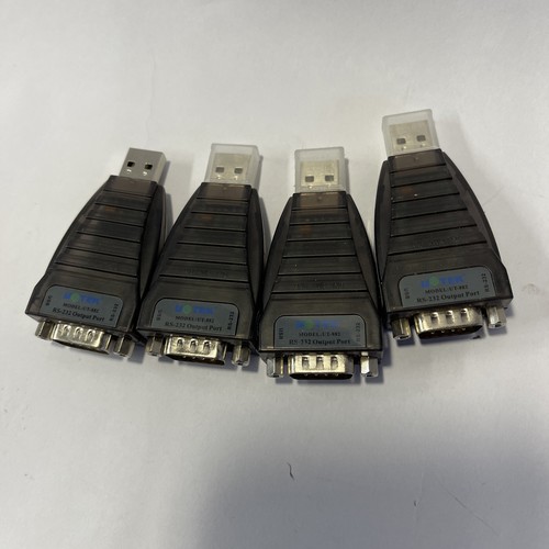 USB to RS-232 DB9 Converter Full Duplex Conversion Adapter Serial COM ...