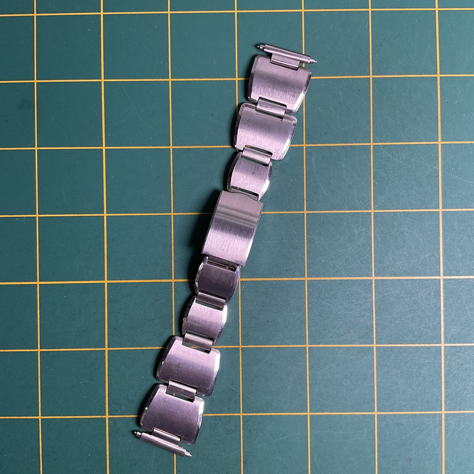 VINTAGE 18MM-20MM MARUMAN 5VS36 BRUSHED WATCH BRACELET / BAND STAINLESS ...