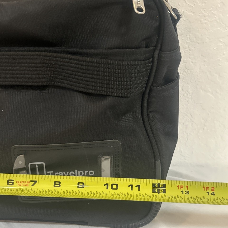 Travelpro Crew 4 Carry-On Duffle Weekender Bag Black Luggage Airplane ...