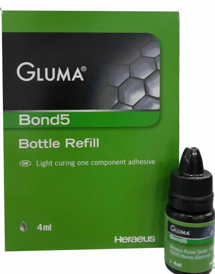 Heraeus Kulzer Dental GLUMA Bond 5 Bonding Agent 4ml bottle (Free Ship ...