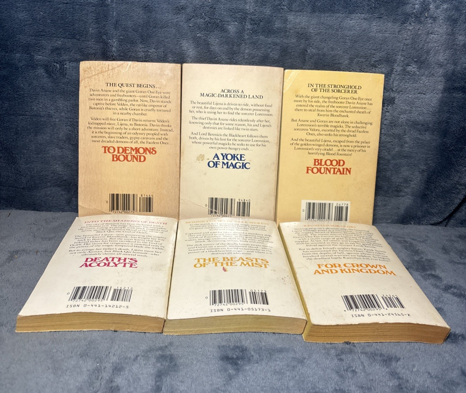 SWORDS OF RAEMLLYN 1-6 by Robert E. Vardeman & G. W. Proctor - Vintage ...