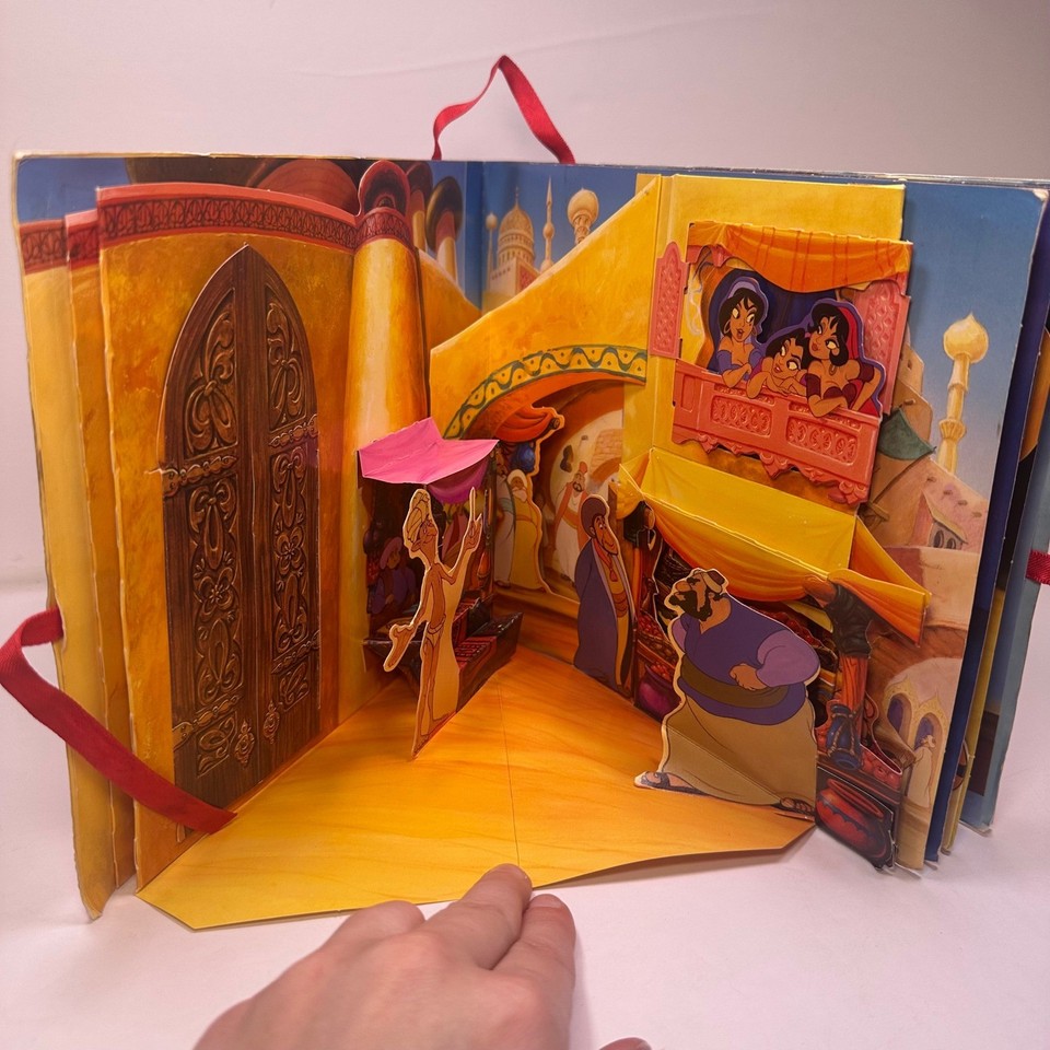 Disney Aladdin Sound and Story Theater Pop Up Book 1992 Book Only | eBay