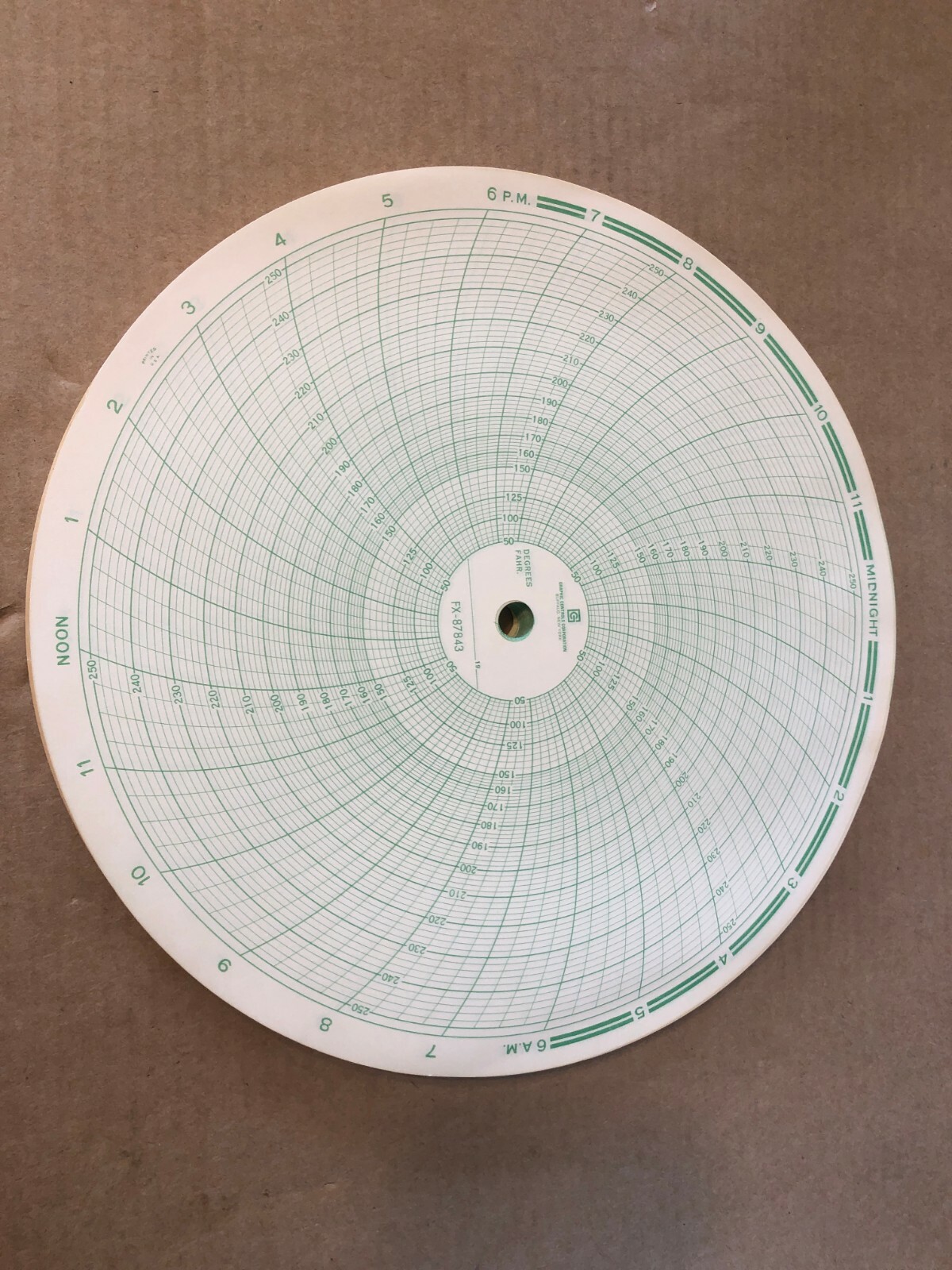 Graphic Controls, Recording Charts, 87843 | eBay