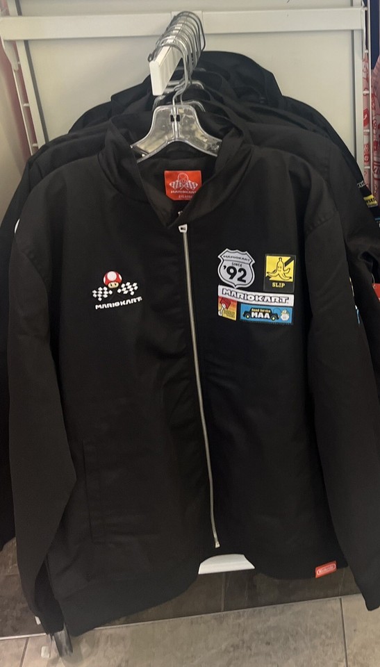 Nintendo NY Mario Toad Mario Kart 92 Flight Bomber Jacket Exclusive ...