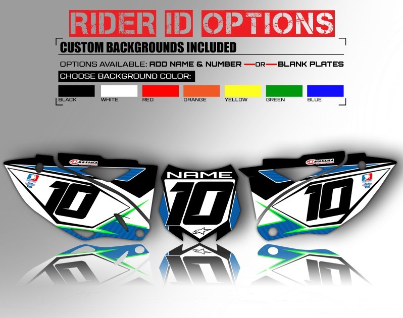 2016 2017 2018 KXF 450 DECALS KIT KAWASAKI KX450F CONCEPT DIRT BIKE ...