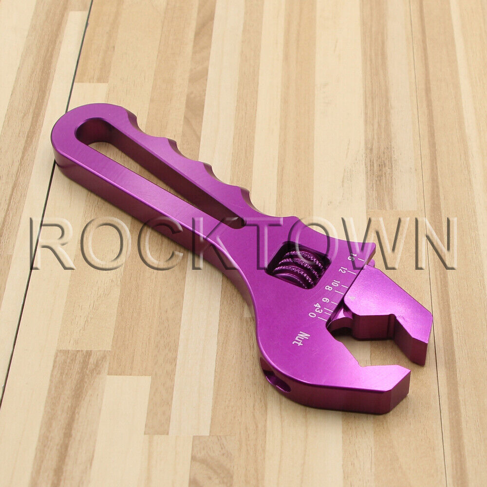 HQ 3AN-16AN Adjustable Spanner Aluminum Anodized Wrench Fitting Tools ...