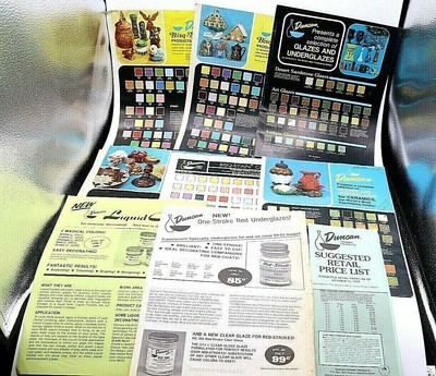 Liquid Glazes Color Chart