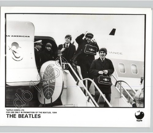 MUSICIANS The Beatles Exit Pan Am Airplane 1994 Apple Records PRESS ...