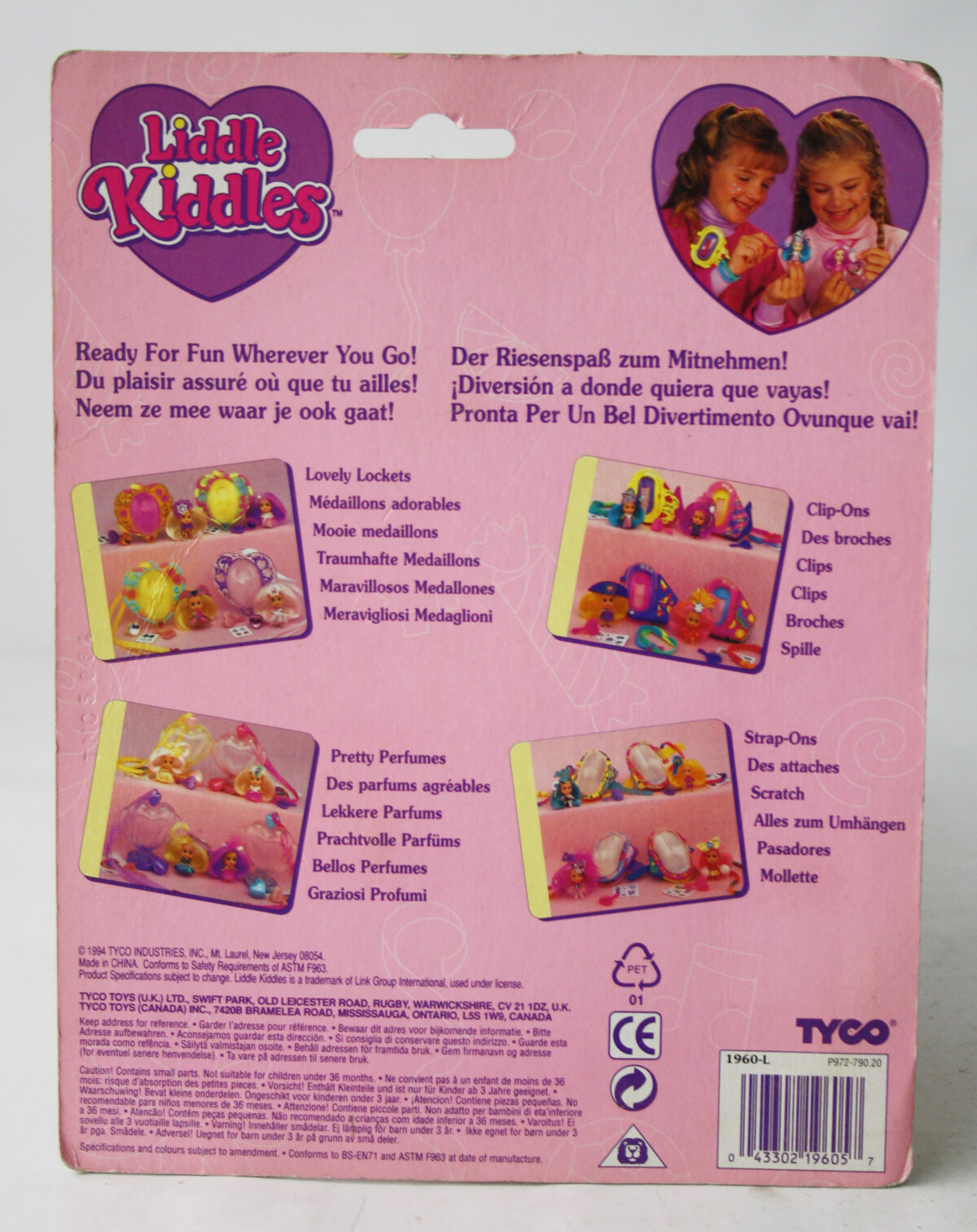 RARE VINTAGE 1994 LIDDLE KIDDLES DOLL LOVELY LOCKET COLLECTION TYCO NEW ...