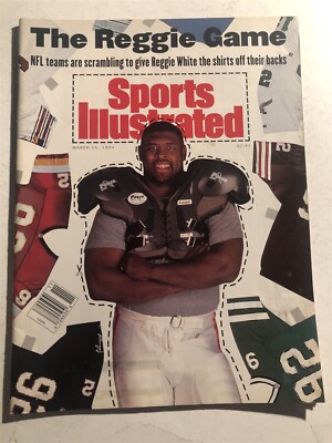 1993 Sports Illustrated PHILADELPHIA Eagles REGGIE WHITE No Label ...