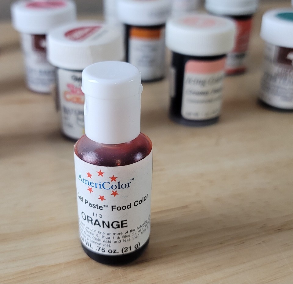 FOOD COLOR PASTE/GEL Wilton-Americolor-Chefmaster-Cake Craft YOU CHOOSE ...